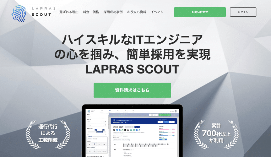 LAPRAS SCOUT(ラプラス)とは？特徴や料金、評判を解説！
